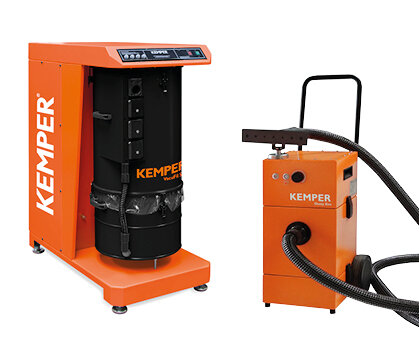 High vacuum extraction for extraction nozzle or welding gun