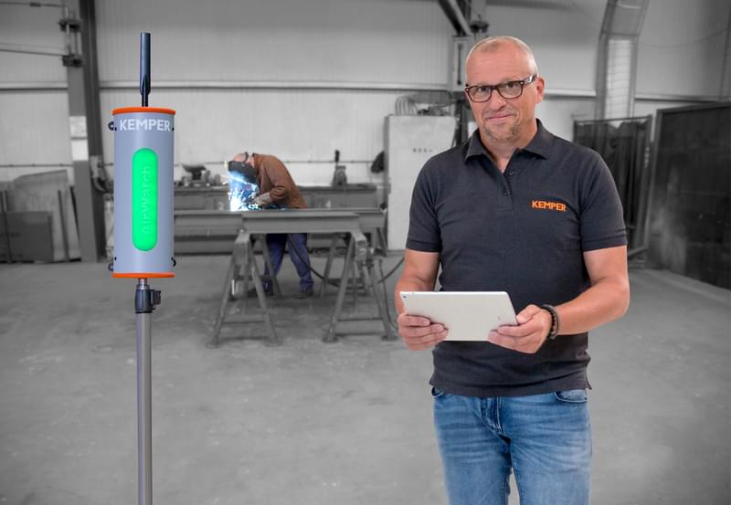 AirWatch air monitoring for air pollution control in halls