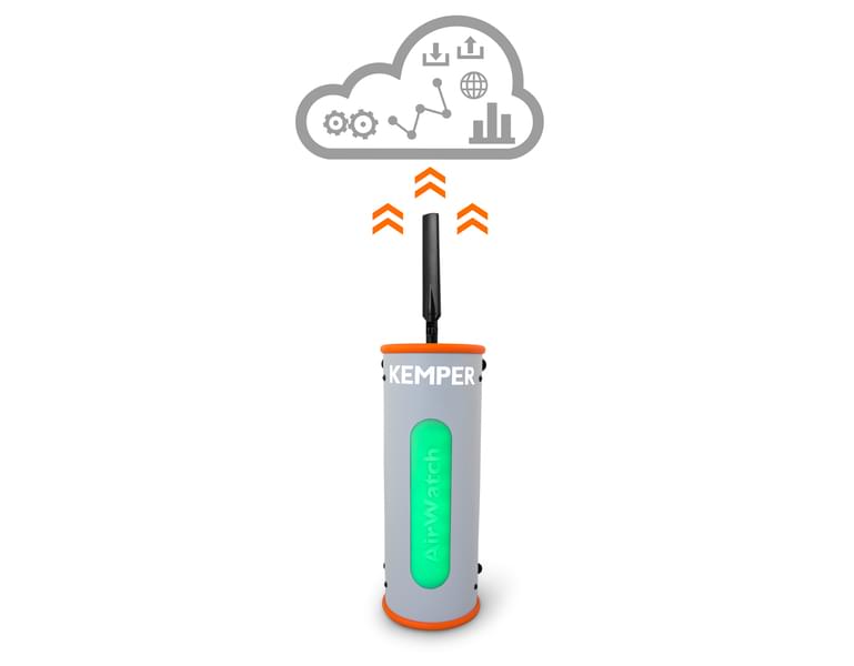 AirWatch air monitoring for air pollution control in halls