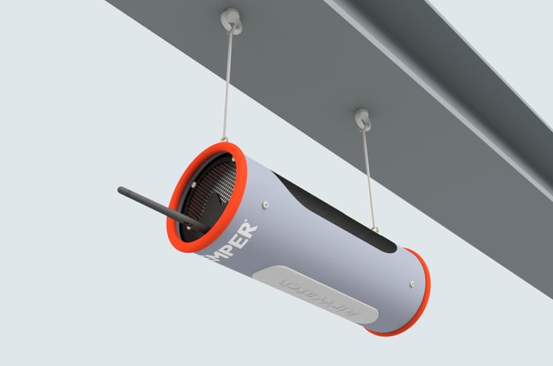 AirWatch air monitoring for air pollution control in halls