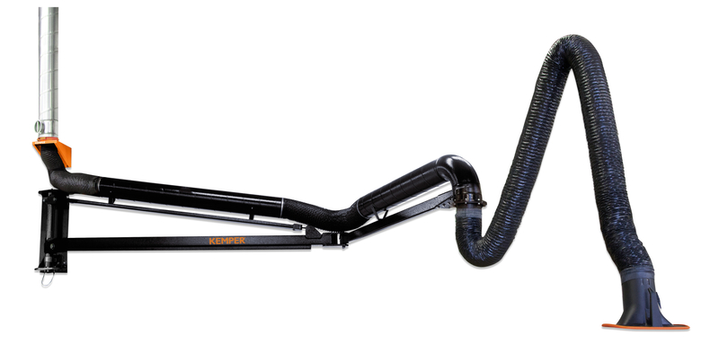 Absaugarm für Schweißrauchabsaugung Schlauch 7 m 3 Gelenke