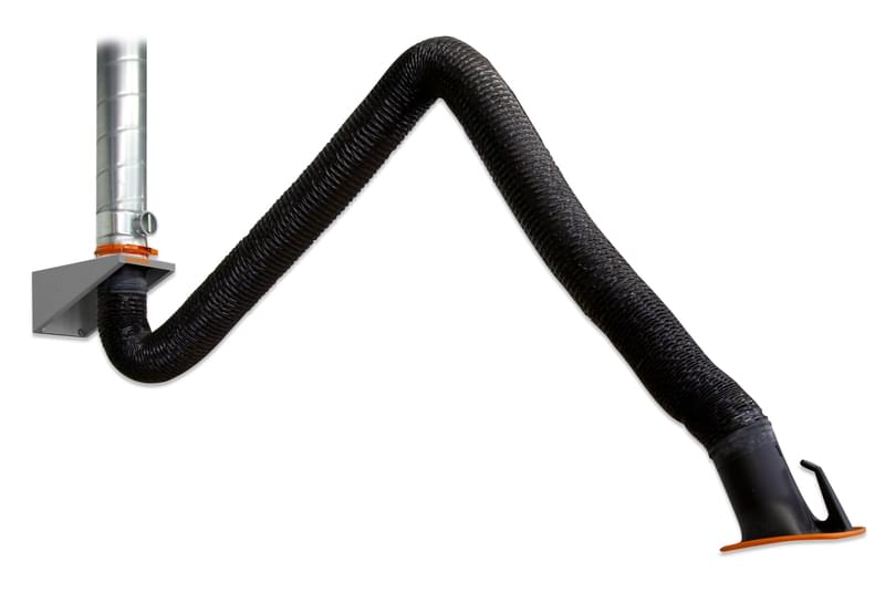 Extraction arm for welding fume extraction - exhaust arm 2 m